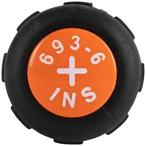 Klein Tools 6936INS Insulated Screwdriver, 1000V Slim Profile Tip, #2 Phillips with 6-Inch Shank, Cushion-Grip Handle