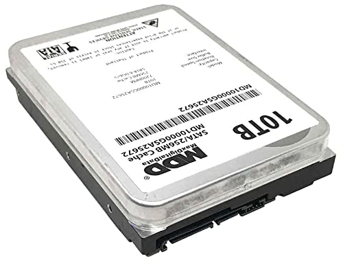 MaxDigitalData (MD10000GSA25672) 10TB 7200RPM SATA 6Gb/s 256MB Cache 3.5inch Internal Desktop Hard Drive - 3 Years Warranty (Renewed)