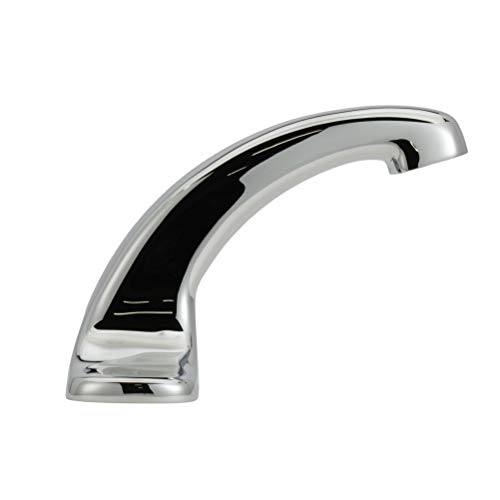 Zurn Z6915-XL-SSH AquaSense Centerset Sensor Faucet with 0.5 GPM Aerator, Single Stainless Supply Hose, and 4" Deck-Mount Spout, Chrome