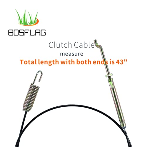 BOSFLAG 746-0898 Clutch Cable with 570682 Primer Bulb Replaces MTD 946-0898, 746-0898A, 746-0898B for MTD SB855, SB1150W, SB850W, SB550, SB750, SB1150T, SB950T, Cub Cadet 522E, 724E, 926E Snowblowers