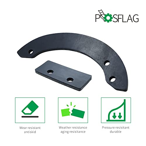 POSFLAG HS520 Paddles with 76322-V10-020 Scraper 22431-V10-013 Drive Belt Replaces 06720-V10-020, 72427-V10-020 for Honda HS520A, HS520 AS, HS520 ASA, HS720 AA, HS720 AMA 20" Snow Blowers