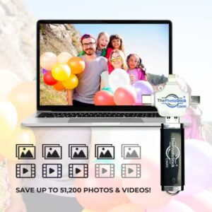 ThePhotoStick® Omni 128GB - Secure Photo & Video Backup and Transfer | USB & Multiport Connection | Integrated Software | Portable Memory | External Storage | File Save & Transfer