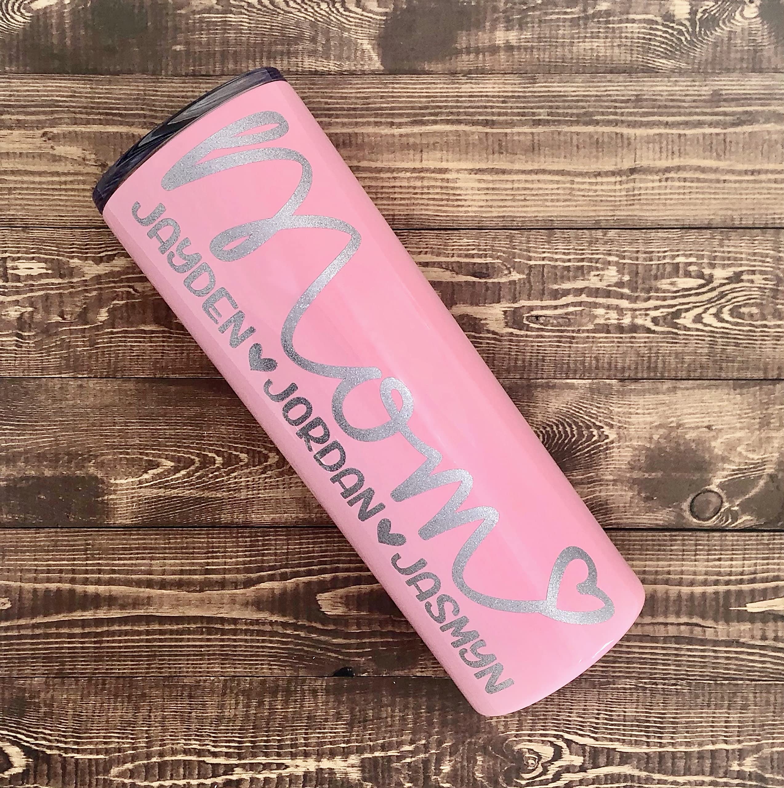 Mom Tumbler with Kid Names-Personalized Mom Tumbler-Mother's Day Gift-Mama Bear-New Mom Gift-Boy Mom-Girl Mom-Mama of Drama-Personalized Mom Gift-Mom Life-Mommy & Me