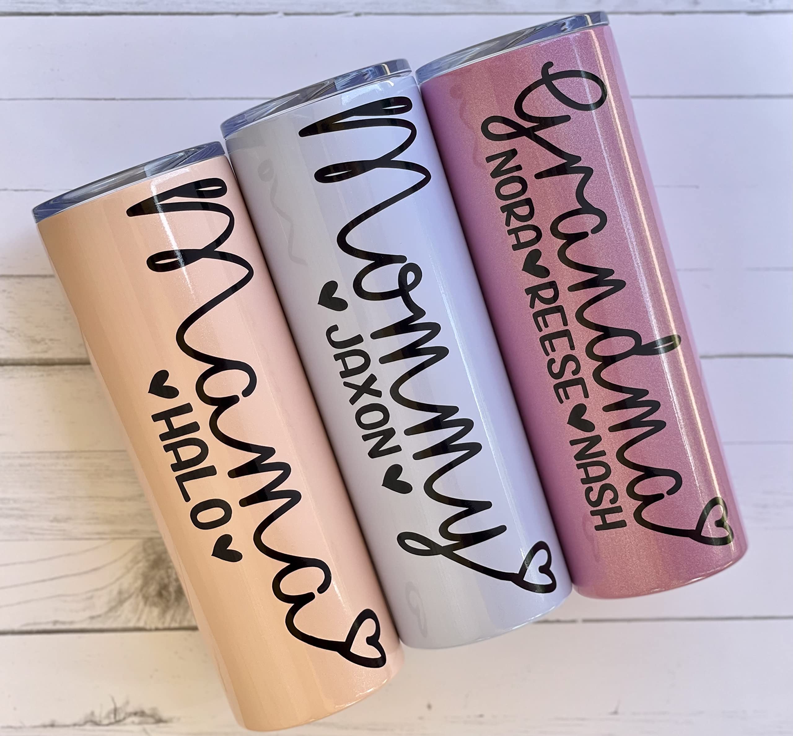 Mom Tumbler with Kid Names-Personalized Mom Tumbler-Mother's Day Gift-Mama Bear-New Mom Gift-Boy Mom-Girl Mom-Mama of Drama-Personalized Mom Gift-Mom Life-Mommy & Me