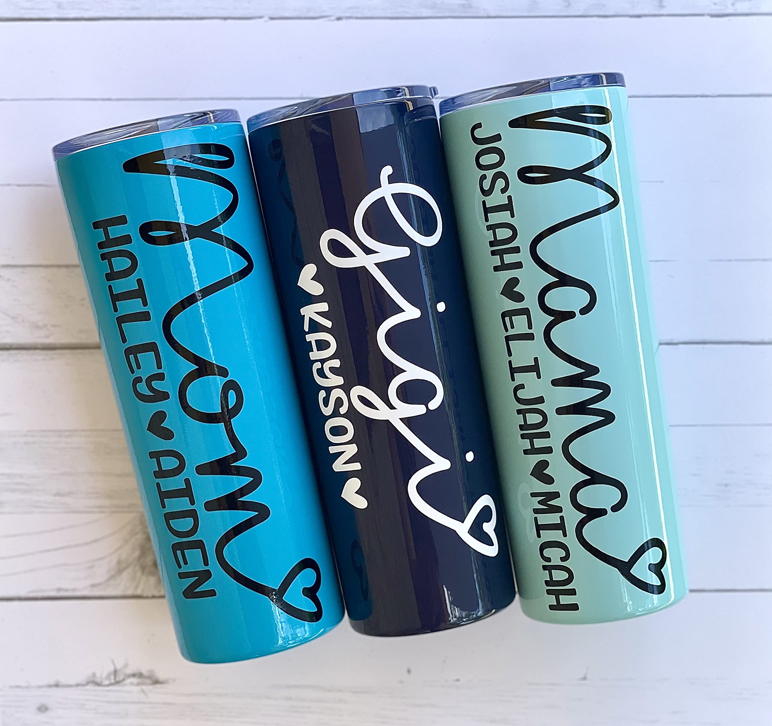 Mom Tumbler with Kid Names-Personalized Mom Tumbler-Mother's Day Gift-Mama Bear-New Mom Gift-Boy Mom-Girl Mom-Mama of Drama-Personalized Mom Gift-Mom Life-Mommy & Me