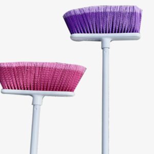 Soft Sweep Broom The Original Soft Sweep Magnetic Action Broom 6-Pack - 3 Purple & 3 Pink - Soft Bristle Broom