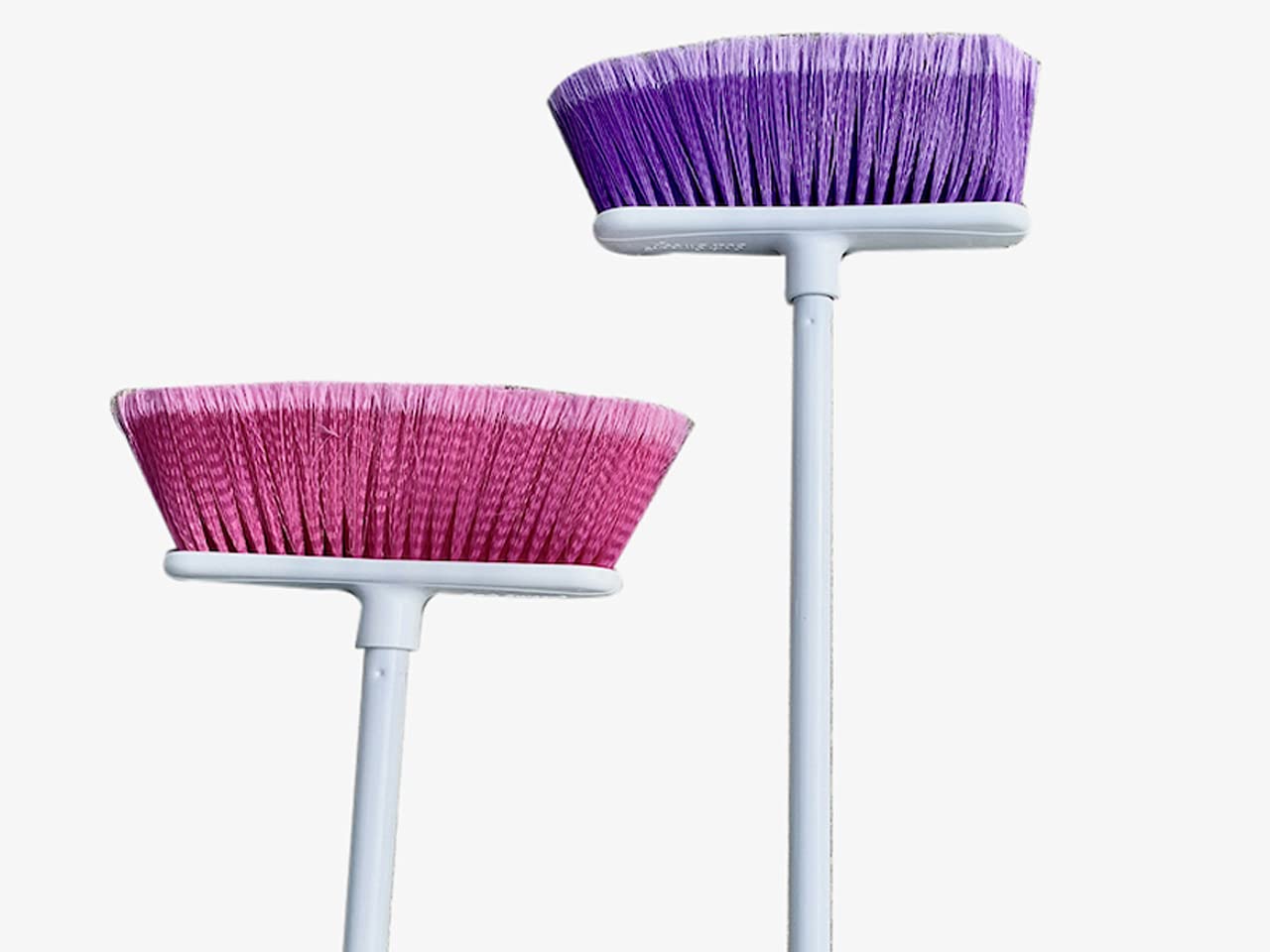 Soft Sweep Broom The Original Soft Sweep Magnetic Action Broom 6-Pack - 3 Purple & 3 Pink - Soft Bristle Broom