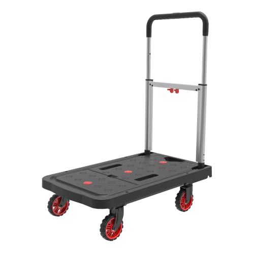 BLUETTI Trolley Cart for AC200P AC200MAX AC300 B300 B230 EB70 EB240 SP200 PV200, Anti-slip Platform Hand Truck Foldable for Easy Storage, Universal Wheels with 330 lbs Weight Capacity