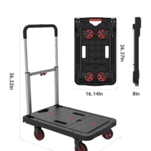 BLUETTI Trolley Cart for AC200P AC200MAX AC300 B300 B230 EB70 EB240 SP200 PV200, Anti-slip Platform Hand Truck Foldable for Easy Storage, Universal Wheels with 330 lbs Weight Capacity