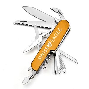 swiss eagle multi-tool army knife - packs 11 tools in your pocket