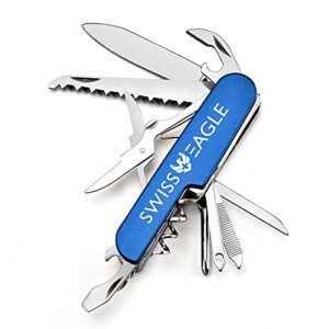 swiss eagle multi-tool army knife - packs 11 tools in your pocket