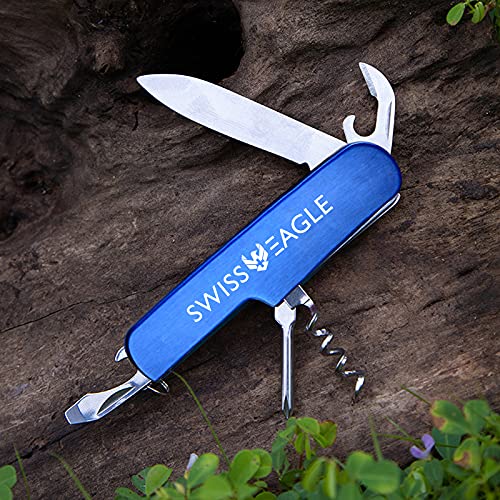 Swiss Eagle Multi-Tool Army Knife - Packs 11 Tools In Your Pocket