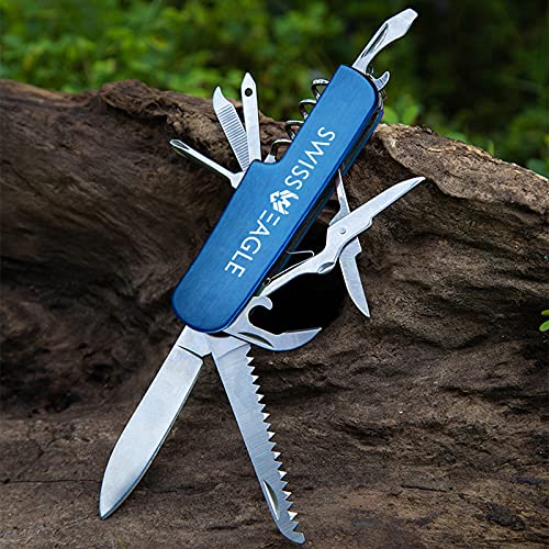 Swiss Eagle Multi-Tool Army Knife - Packs 11 Tools In Your Pocket