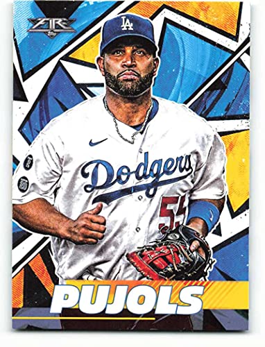 2021 Topps Fire #90 Albert Pujols NM-MT Los Angeles Dodgers Baseball MLB