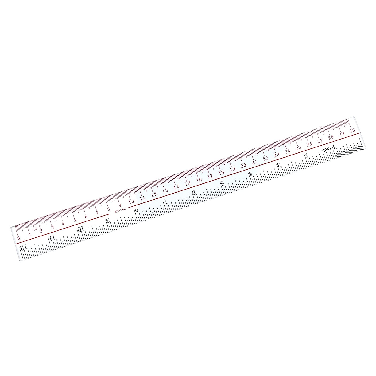 4 PCS Ruler 12 Inch, Ultra Clear Plastic Rulers, Transparent Acrylic Ruler with Inches and Centimeters, Professional 12 Inch Ruler for School, Sewing, Office, Rulers for Kids