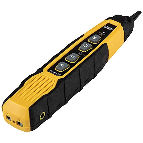 Klein Tools VDV501-851 Cable Tester Kit & VDV500-123 Cable Tracer Probe-Pro Tracing Probe with Replaceable Non-Metallic, Conductive Tip and a Light for Use in Dark Spaces