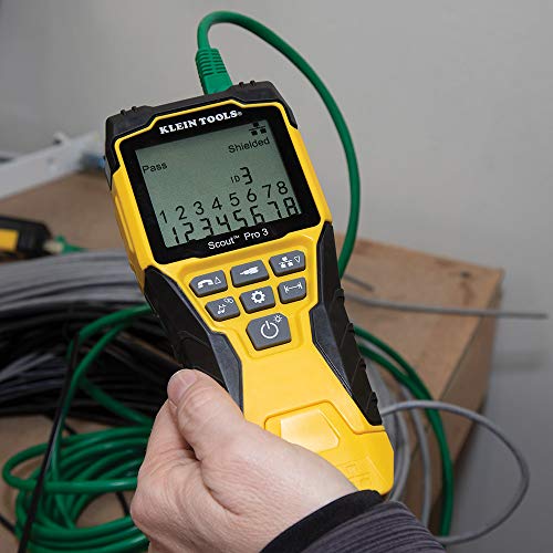 Klein Tools VDV501-851 Cable Tester Kit & VDV500-123 Cable Tracer Probe-Pro Tracing Probe with Replaceable Non-Metallic, Conductive Tip and a Light for Use in Dark Spaces