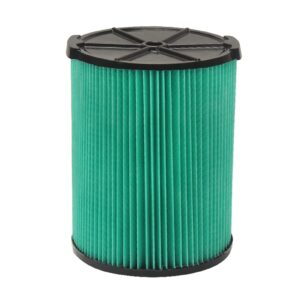 vf6000 5-layer pleated replacement vacuum filter compatible for ridgid shop vac 5-20 gallon wet/dry vacuums