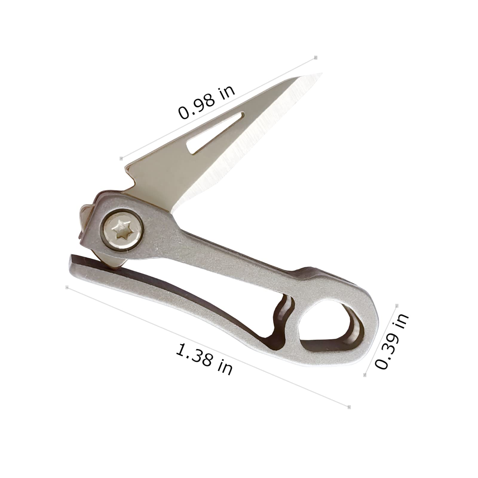 Titagail mini pocket knife,mini folding TC4 Titanium knife,Small Tool Outdoors