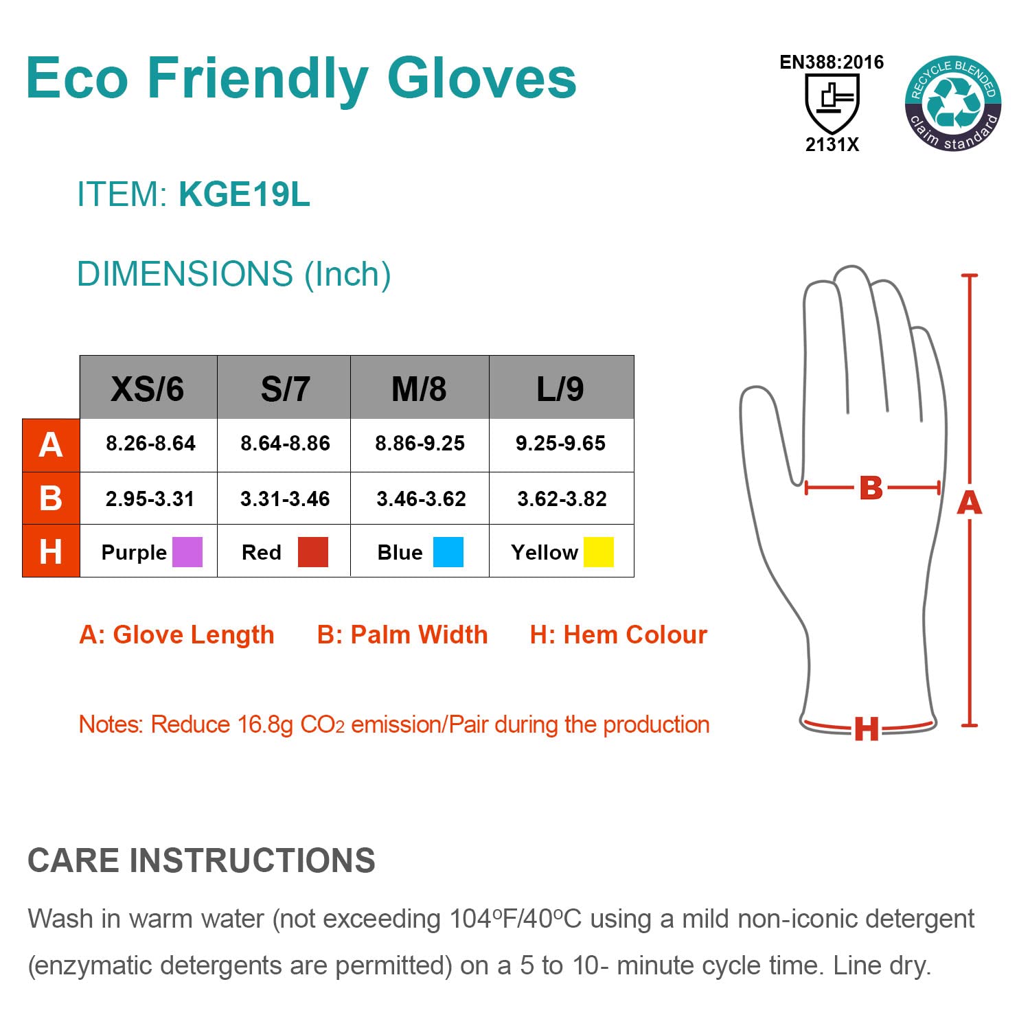 KAYGO Work Gloves for Women KGE19L Eco Friendly Gloves with Breathable Rubber Coated, 3 Pairs,Small,Purple