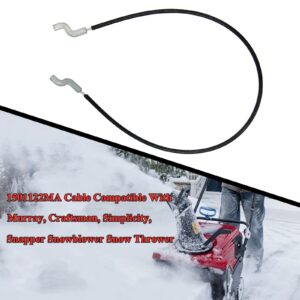 Wanotine 1501122MA Front Drive Lower Cable for Murray Snowblowers 1501122 313449MA MT1501122MA