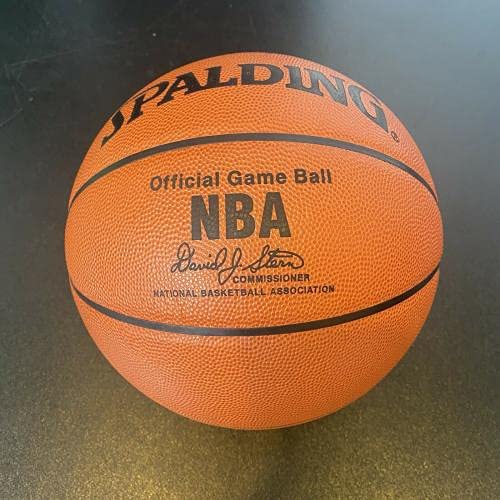 Lebron James First All Star Game Signed NBA Game Basketball Upper Deck UDA #5/23 - Autographed Basketballs