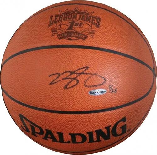 Lebron James First All Star Game Signed NBA Game Basketball Upper Deck UDA #5/23 - Autographed Basketballs