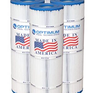 Optimum Pool Technologies® Pool Filter 4 Pack Compatible Replacement for Swim Clear C3020, C-3025, C3030, Super Star Clear C3000, C3000S; 325 SQ.FT. Cartridge Element (Pack of 4)