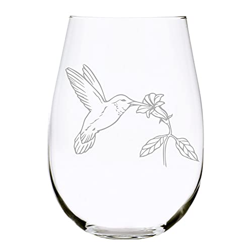 Hummingbird (H4) stemless wine glass, 17 oz.