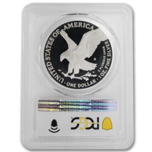 2021 S 1 oz Proof American Silver Eagle PR-70 Deep Cameo (PR70DCAM - Type 2 - First Strike - Struck at The San Francisco Mint) $1 Mint State PCGS