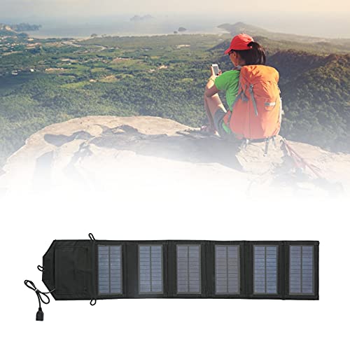 10.5W 5-6V Foldable Solar Charging Panel Crystalline Silicon Portable Charger USB Interface Solar Generator for Mobile Digital Devices