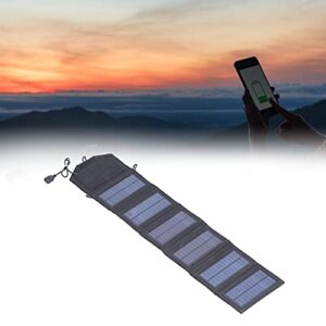 10.5W 5-6V Foldable Solar Charging Panel Crystalline Silicon Portable Charger USB Interface Solar Generator for Mobile Digital Devices