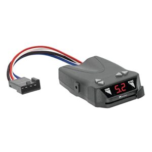 tekonsha 8507120 brakeman iv, time-delay brake controller for trailers with 1-4 axles, black