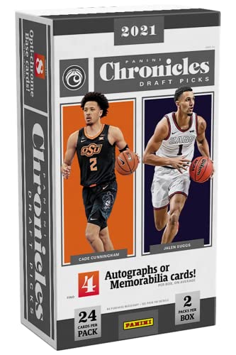 2021 Panini Chronicles Draft Picks Collegiate Basketball Cards Hobby Box