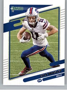 2021 donruss #230 cole beasley buffalo bills official nfl football trading card from panini america in raw (nm or better) condition