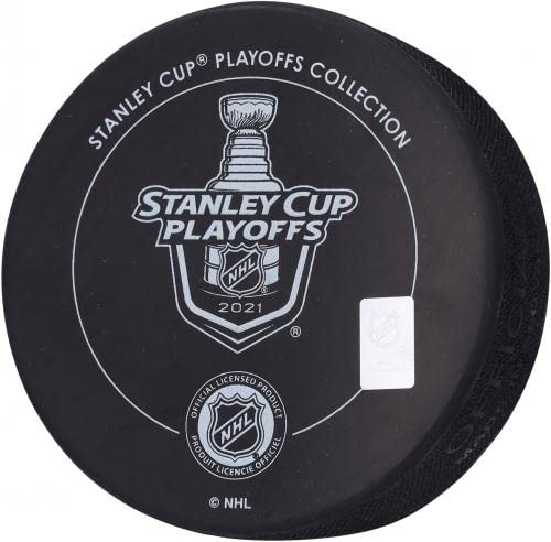 Nikita Kucherov Tampa Bay Lightning Autographed 2021 Stanley Cup Champions Logo Hockey Puck with "2021 SC Champs" Inscription - Autographed NHL Pucks