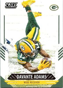 2021 score #140 davante adams green bay packers nfl football trading card