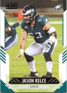 2021 score #78 jason kelce philadelphia eagles nfl football trading card