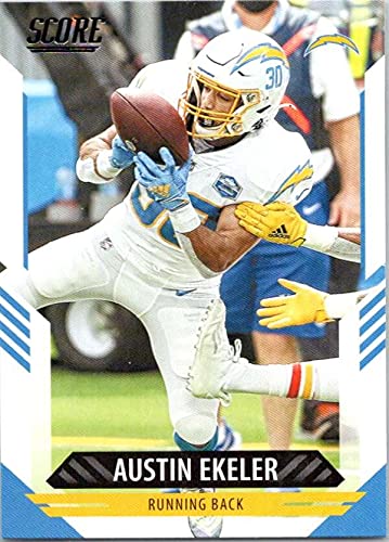 2021 Score #235 Austin Ekeler Los Angeles Chargers NFL Football Trading Card