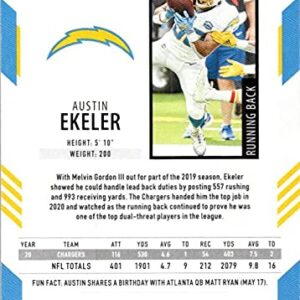 2021 Score #235 Austin Ekeler Los Angeles Chargers NFL Football Trading Card