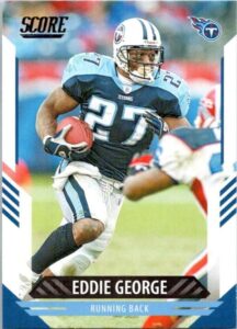 2021 score #188 eddie george tennessee titans nfl football trading card