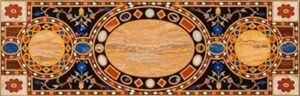 pietra dura black marble inlay rectangular 48" x 30" inch coffee table top, stone inlaid top for wall decor, breakfast table top, living room furniture, piece of conversation, family heirloom