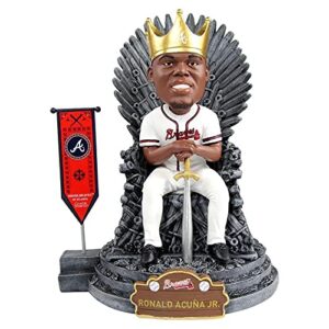 ronald acuna jr. atlanta braves game of thrones iron throne got bobblehead mlb