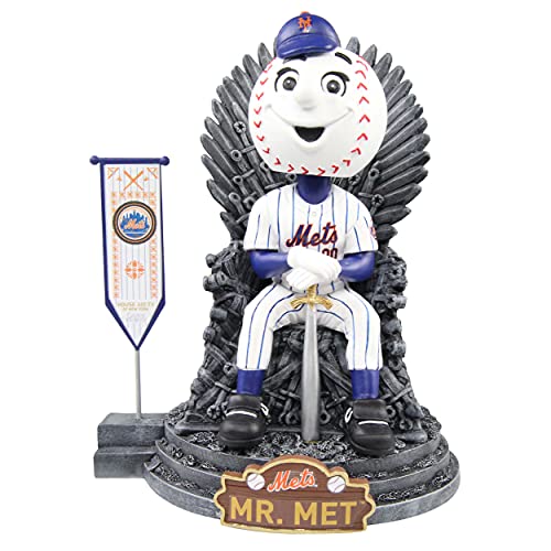 Mr. Met New York Mets Game of Thrones Iron Throne GOT Bobblehead MLB