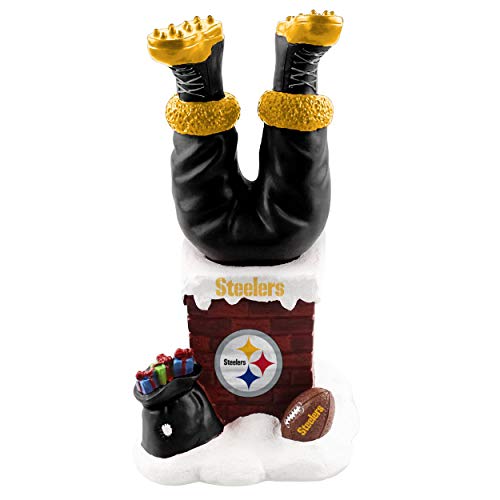 Santa Claus Pittsburgh Steelers Santa Legs Chimney Bobblehead (Bobble Legs) NFL