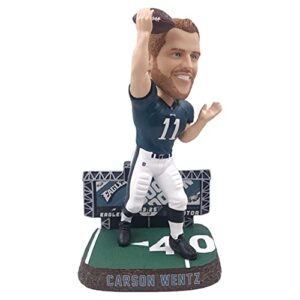 carson wentz philadelphia eagles scoreboard special edition bobblehead nfl