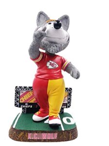 k.c. wolf kansas city chiefs scoreboard special edition bobblehead nfl