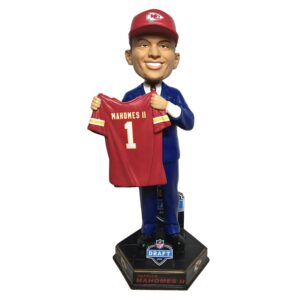 patrick mahomes kansas city chiefs 2017 nfl draft day bobblehead nfl