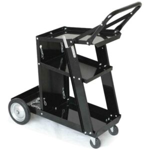 haochuan black portable welder welding cart plasma cutter mig tig arc storage tanks