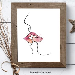 Lesbian LGBTQ Gay Wall Art & Decor- LGBTQ Accessories - Lesbian Couple Gifts - Lesbian Stuff - Gay Anniversary Gifts for Women - Home Decor for Queer, Bi Women - Picture Print Photo Poster